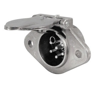 Durite 24V 7 Pin Metal Trailer Clang Plug – AES India