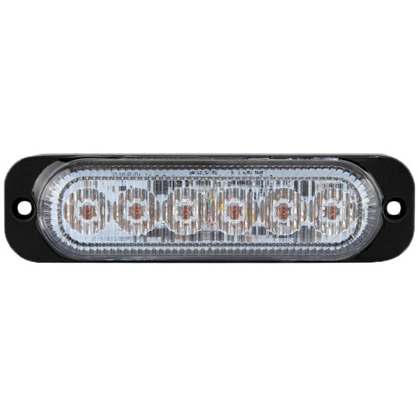 R10 High Intensity 6 Red LED Warning Light (19 flash patterns) – AES India