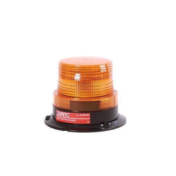 Amber Low Profile LED Beacon with 3 Bolt Fixing – 12-110V – AES India