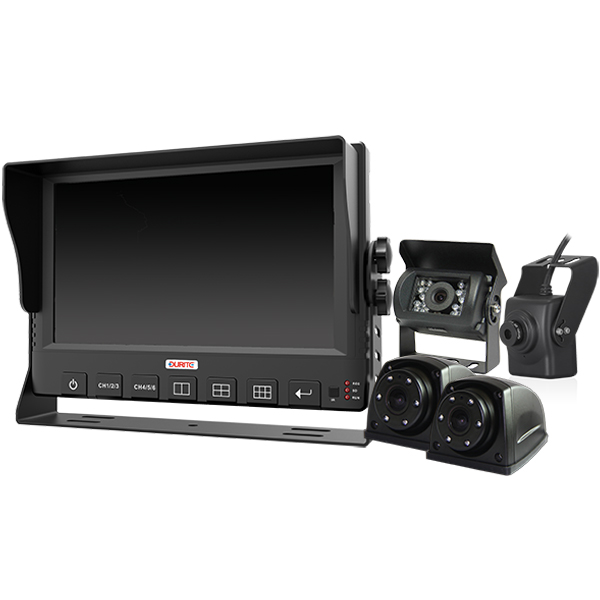 Durite 9″ 720P HD Touchscreen Integral SSD DVR Kit (6 camera inputs, 4 ...
